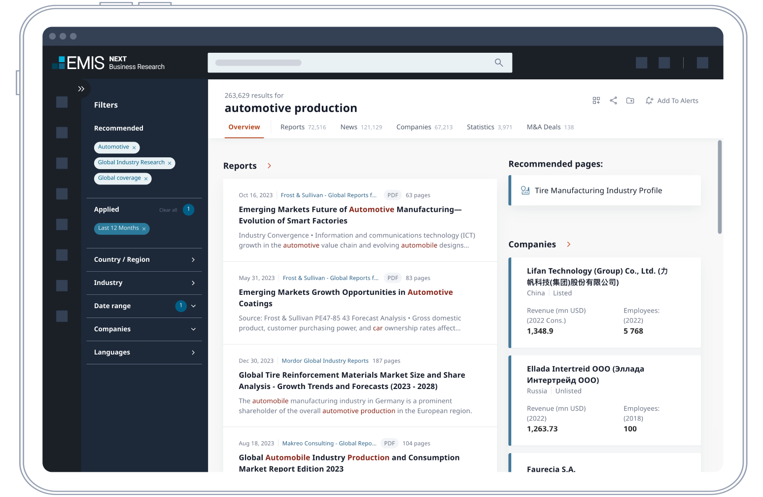 Business Research | EMIS